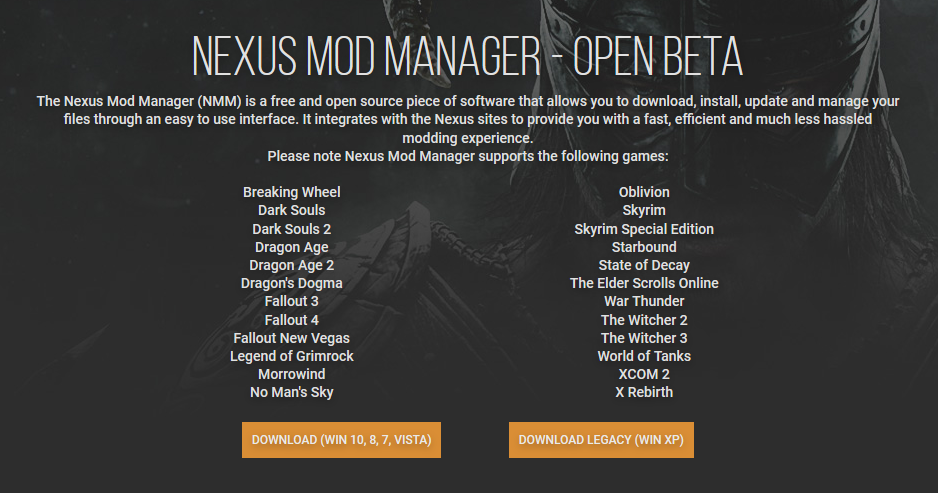 Nexus Mod Manager 】インストール手順【Mods】 | bovodbovod